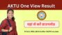 AKTU One View Results 2025 Out Now! -Direct Link